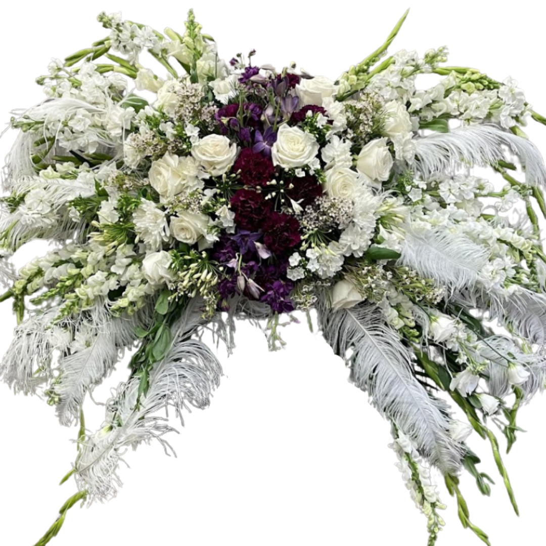 Heavenly Angel Wings Standing Spray | Canadiana Flowers